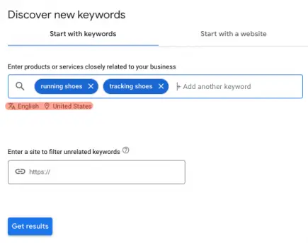 Using Google Ads Keyword Planner for ideas & forecasting